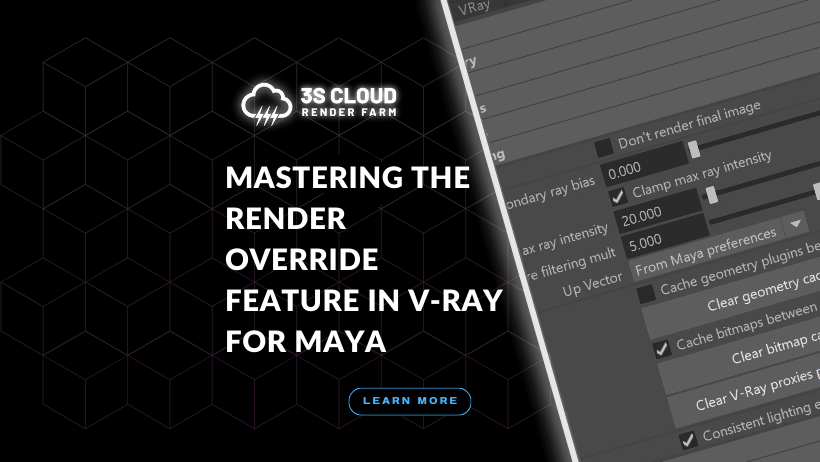 Mastering the Render Override Feature in V-Ray for Maya