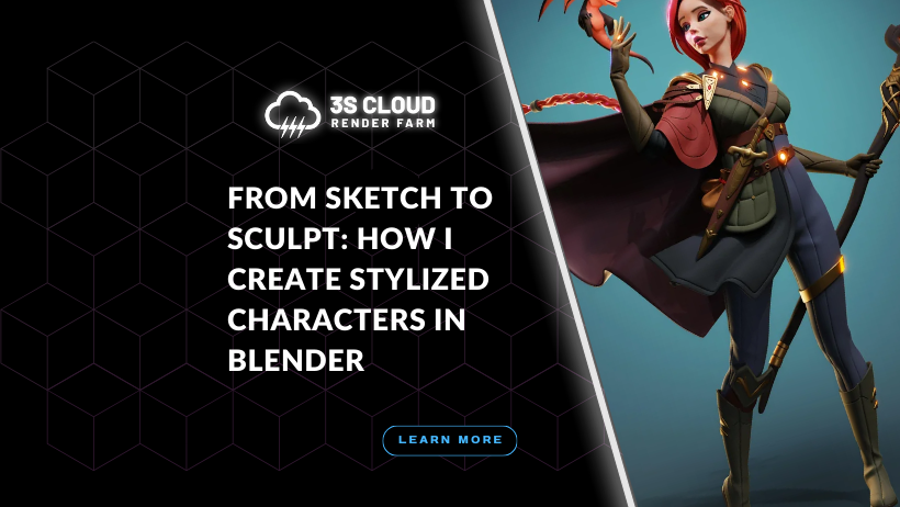 From Sketch to Sculpt: How I Create Stylized Characters in Blender