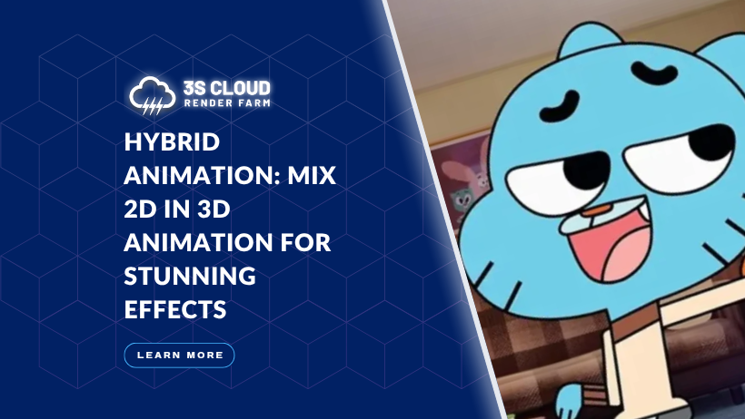 Hybrid Animation: Mix 2D in 3D Animation for Stunning Effects